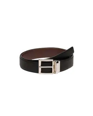 Prada Saffiano Leather Reversible Belt - Black