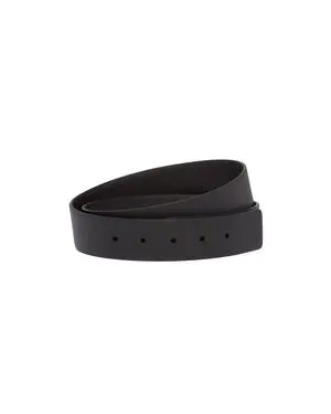Prada Reversible Saffiano Leather Belt Strap - Black