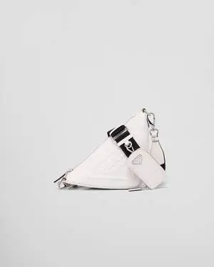 Prada Triangle Leather Shoulder Bag