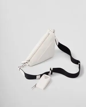 Prada Triangle Leather Shoulder Bag