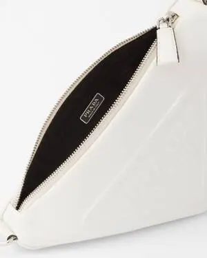 Prada Triangle Leather Shoulder Bag