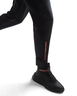 Prada Recycled Double Jersey Pants - Black