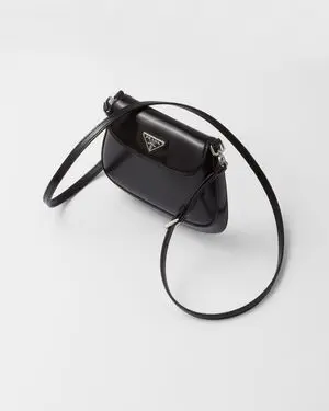 Prada Cleo Brushed Leather Mini Bag