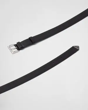 Prada Leather Belt - Black