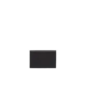 Prada Saffiano Leather Card Holder - Black