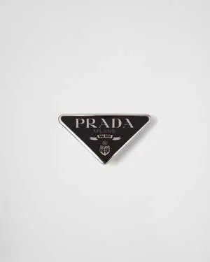 Prada Metal Hair Clip - Black