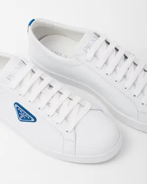 Prada Brushed Leather Sneakers
