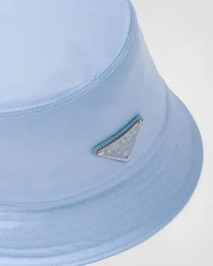 Prada Re-nylon Bucket Hat - Light Blue