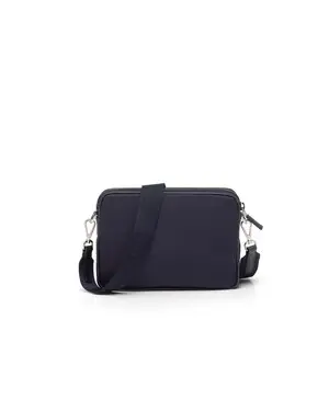 Prada Re-nylon And Saffiano Leather Shoulder Bag - Blue
