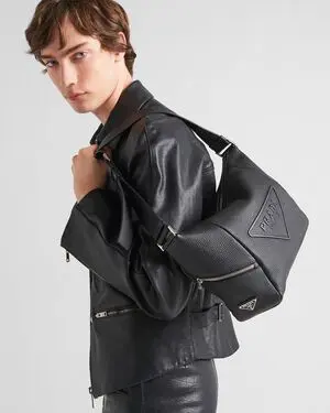Prada Leather Bag With Shoulder Strap