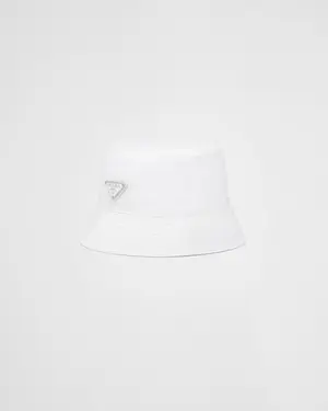 Prada Prada Re-Nylon Bucket Hat White
