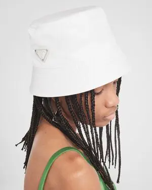 Prada Re-nylon Bucket Hat - White