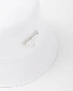 Prada Re-nylon Bucket Hat - White