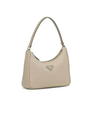 Prada Re-edition 2005 Re-nylon And Saffiano Mini Bag - Neutral