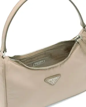 Prada Re-edition 2005 Re-nylon And Saffiano Mini Bag - Neutral