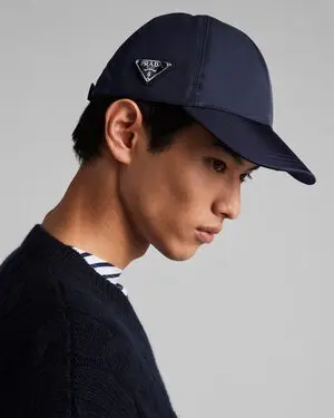Prada Re-nylon Baseball Cap - Navy