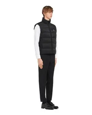 Prada Padded Re-nylon Vest - Black
