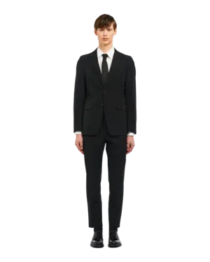 Prada Technical Fabric Single-breasted Suit