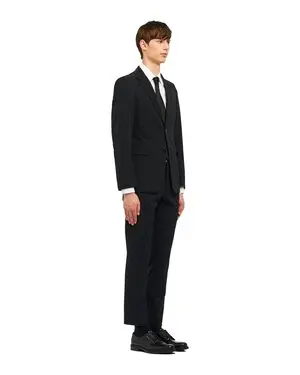 Prada Technical Fabric Single-breasted Suit - Black