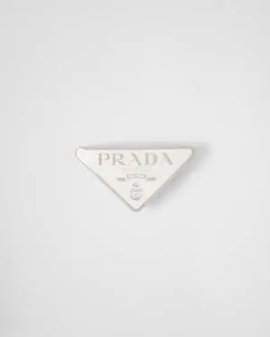 Prada Prada Metal Hair Clip White