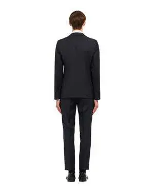 Prada Singled-breasted Two-button Wool Mohair Tuxedo - Blue