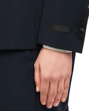 Prada Singled-breasted Two-button Wool Mohair Tuxedo - Blue