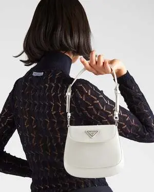 Prada Cleo Brushed Leather Mini Bag