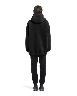 Prada Recycled Fleece Hooded Jacket