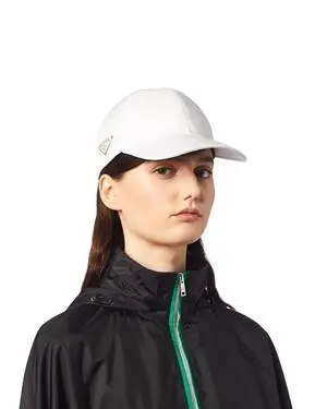 Prada Re-nylon Baseball Cap - White