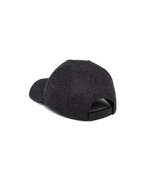 Prada Felt Baseball Cap - Grey