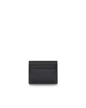 Prada Saffiano Leather Card Holder - Black