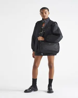 Prada Re-nylon Shoulder Bag - Black