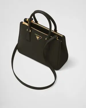 Prada Galleria Medium Saffiano Leather Bag - Black