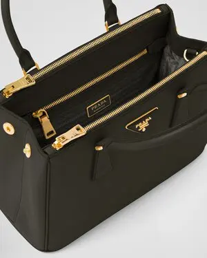 Prada Galleria Medium Saffiano Leather Bag - Black