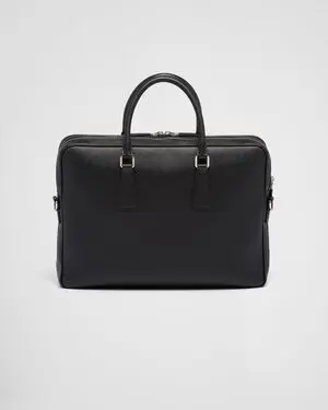 バッグ 736 Prada logo nylon briefcase black Prada Black Viaggio Nylon Briefcase Bag V147 | Yoogi's Closet