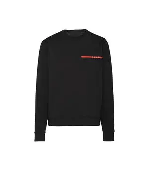 Prada Technical Fabric Sweatshirt - Black