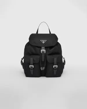 Prada Small Re-nylon Backpack - Black