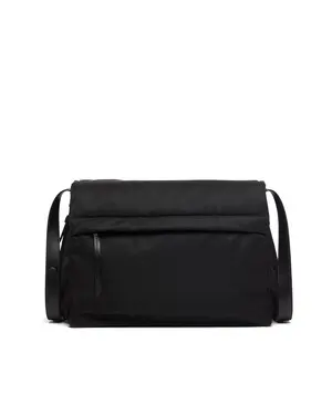 Prada Traveller Large Padded Re-nylon Shoulder Bag - Black