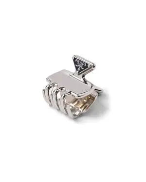 Prada Metal Hair Clip - Gold/silver