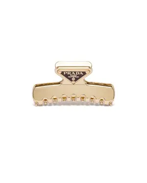 Prada Metal Hair Clip - Gold/silver