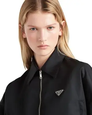 Prada Re-nylon Cropped Blouson Jacket