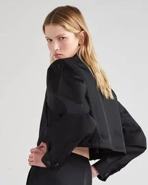 Prada Re-nylon Cropped Blouson Jacket