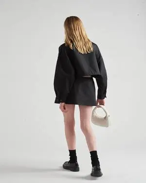 Prada Re-nylon Cropped Blouson Jacket