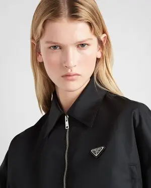 Prada Re-nylon Cropped Blouson Jacket