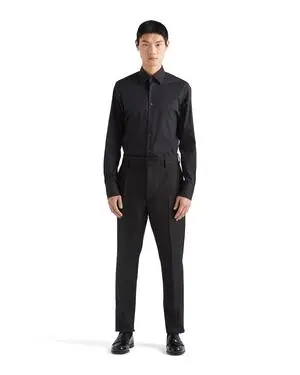 Prada Stretch Cotton Shirt - Black