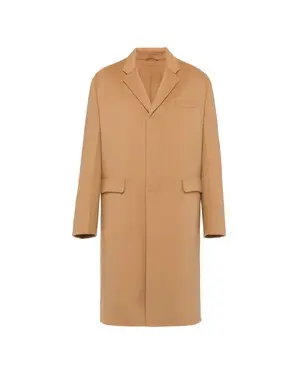 Prada Double Cashmere Overcoat - Brown
