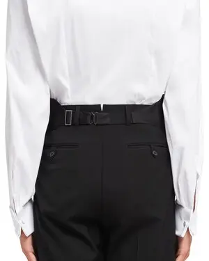 Prada Satin Tuxedo Cummerbund