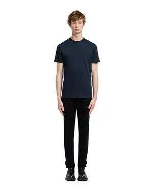 Prada Three Pack Cotton Jersey T-shirts - Blue