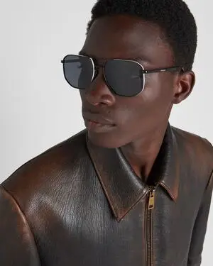 Prada Sunglasses With Logo