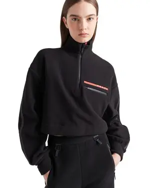 Prada Recycled Technical Fleece Weather Shirt